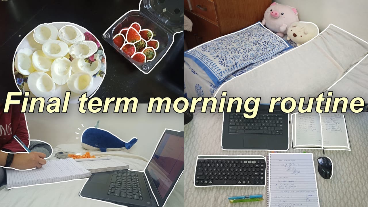 FINAL EXAMS MORNING ROUTINE 🌷 - YouTube