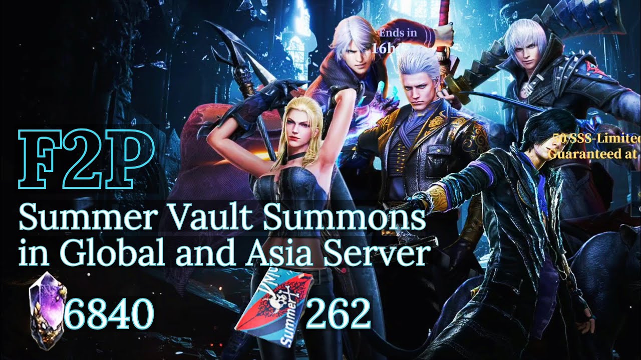 Devil May Cry: Peak of Combat DMC POC | Summer Vault Summons in Global and Asia Server | The ...