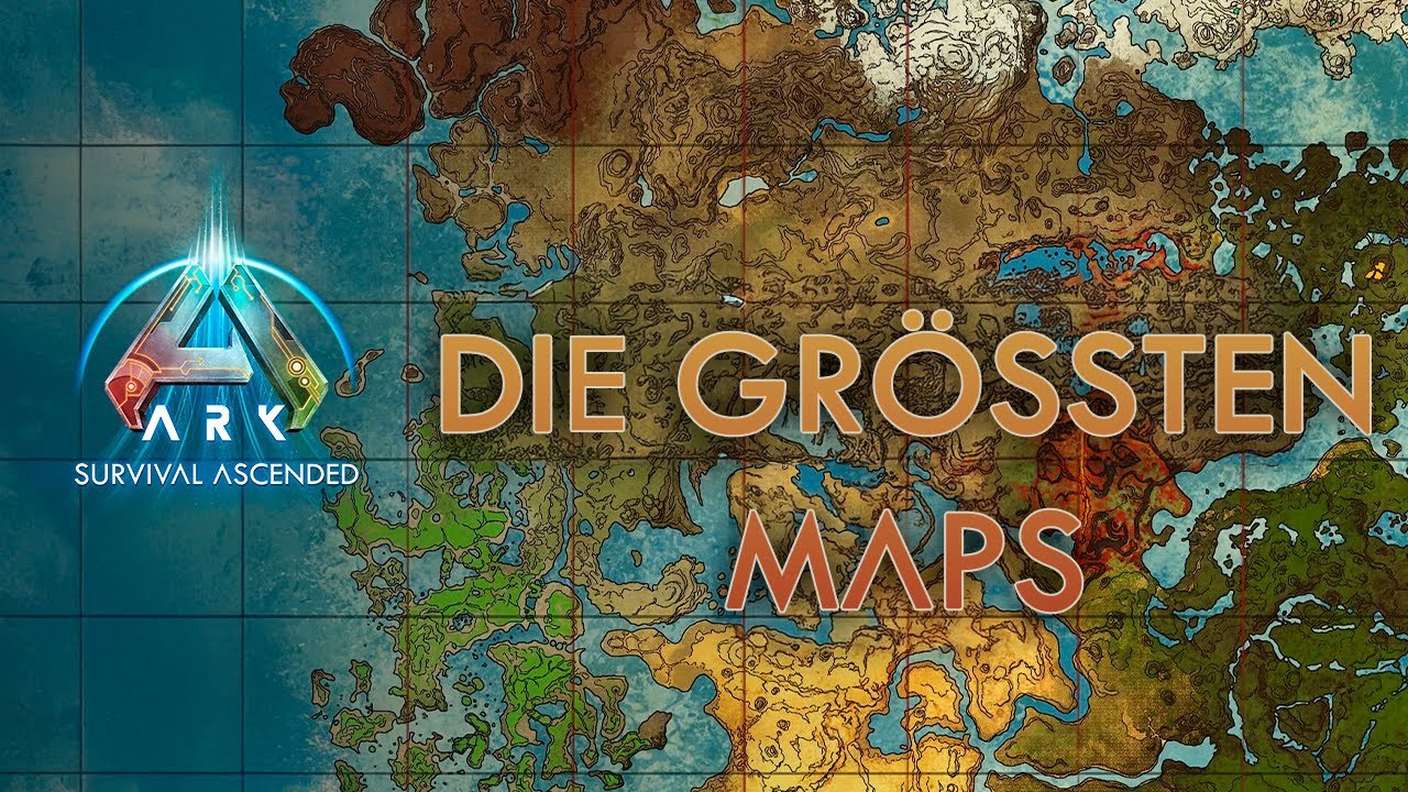 Die größten Maps in Ark: Survival Ascended! 🦖 Welche Karte ist 2025 die ...