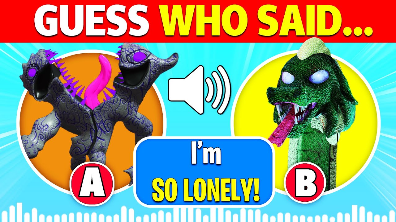 Can You Guess WHO SAID IT? | Garten of Banban 7 + Indigo Park ...