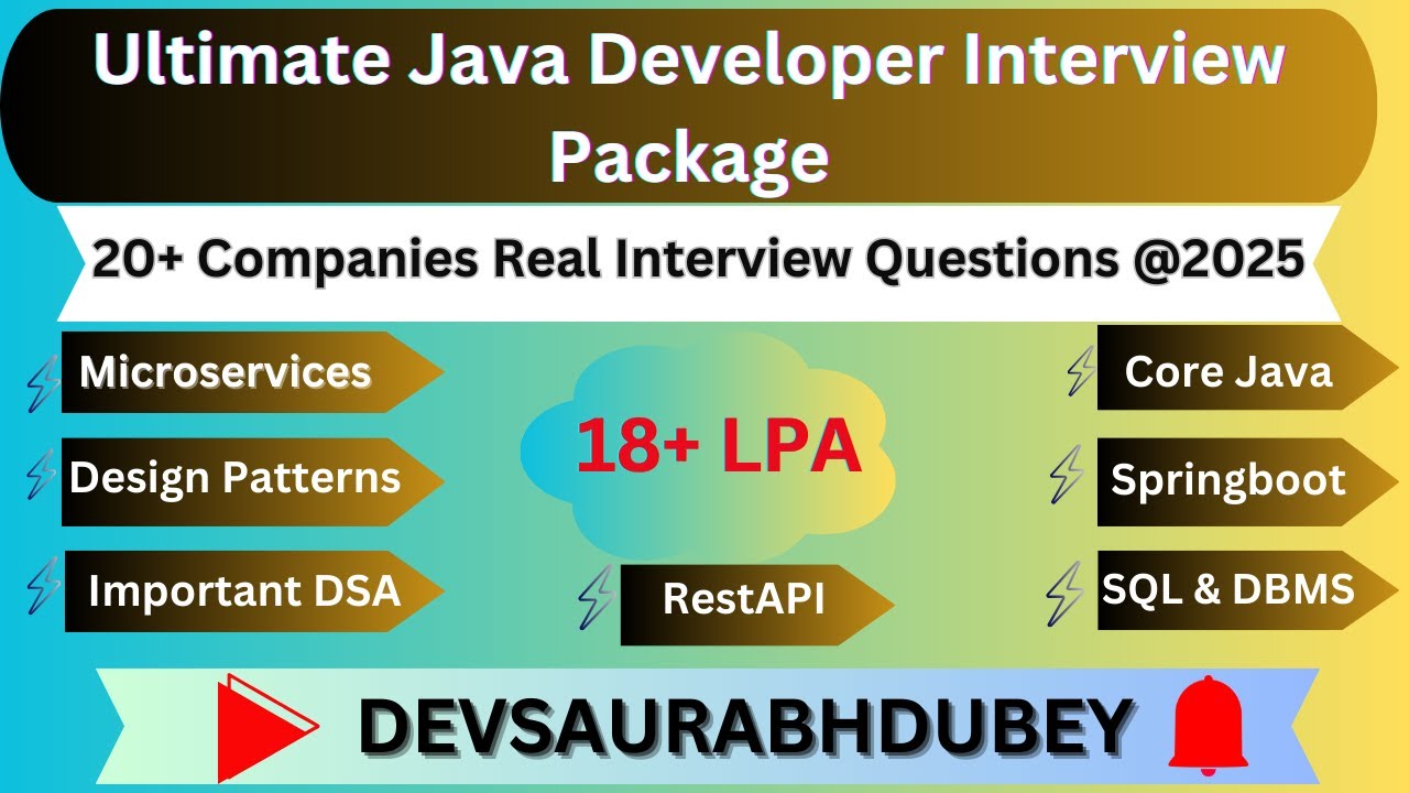 🔥 Crack Java Backend Interviews! Get Access to 20+ Company Experiences ...