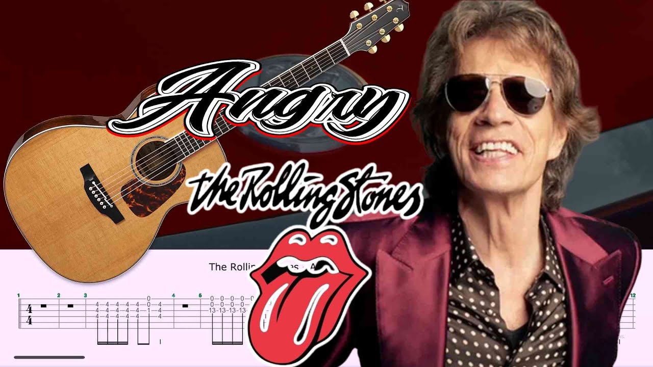 ANGRY - The Rolling Stones GUITAR TAB | Guitarra Cover SUPER FACIL ...