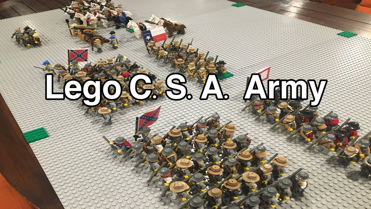 Lego Confederate army - YouTube