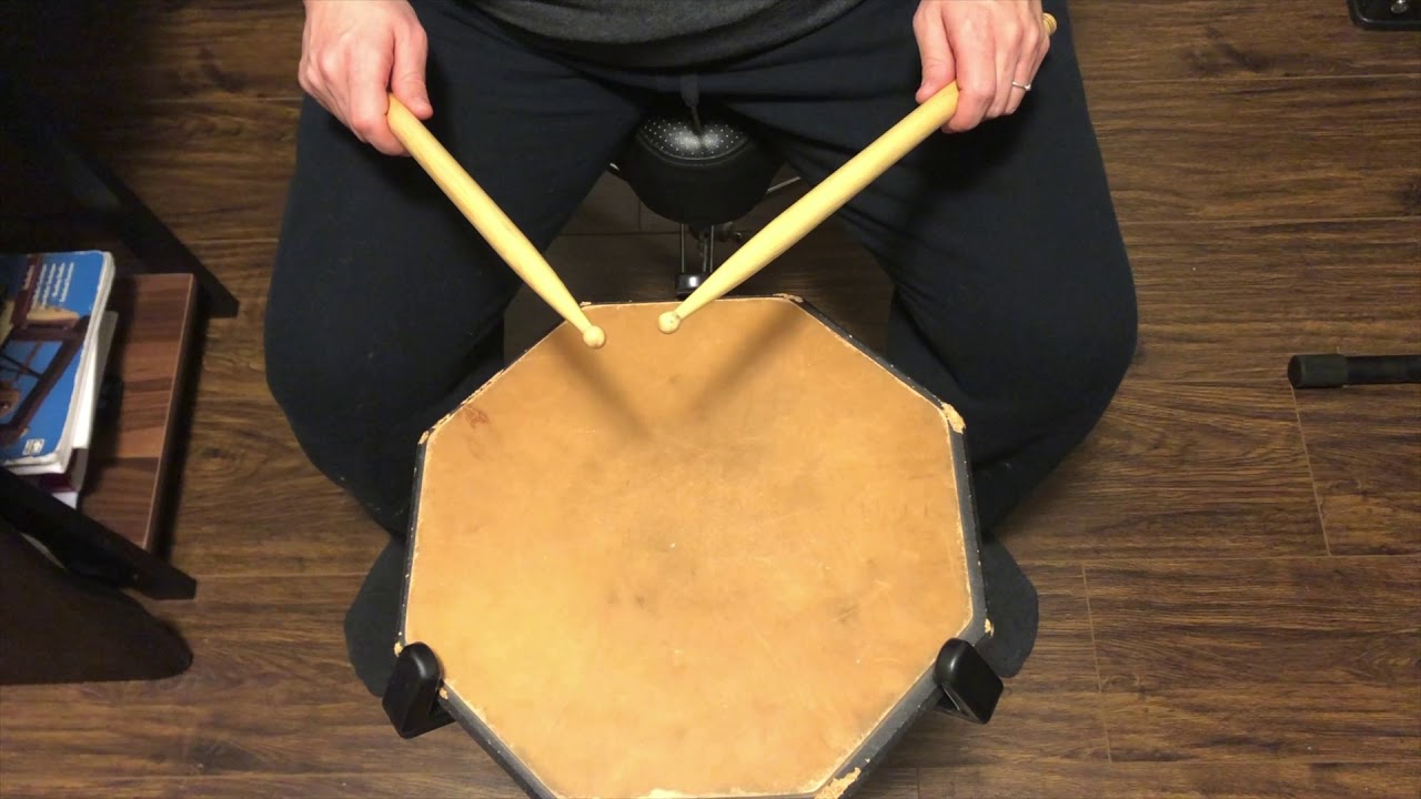 Stick Control by Stone Page 1, 1 and 2 - Practice with Me! - YouTube