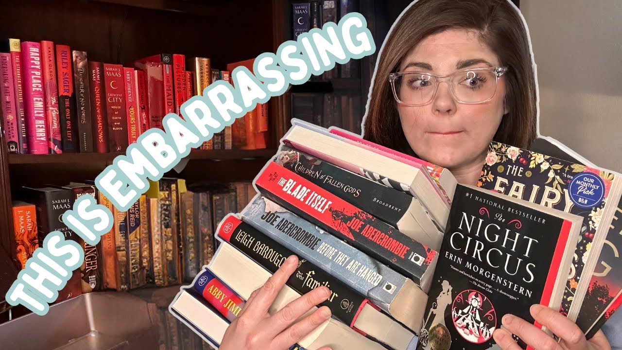 ALL MY UNREAD BOOKS | this is embarrassing - YouTube