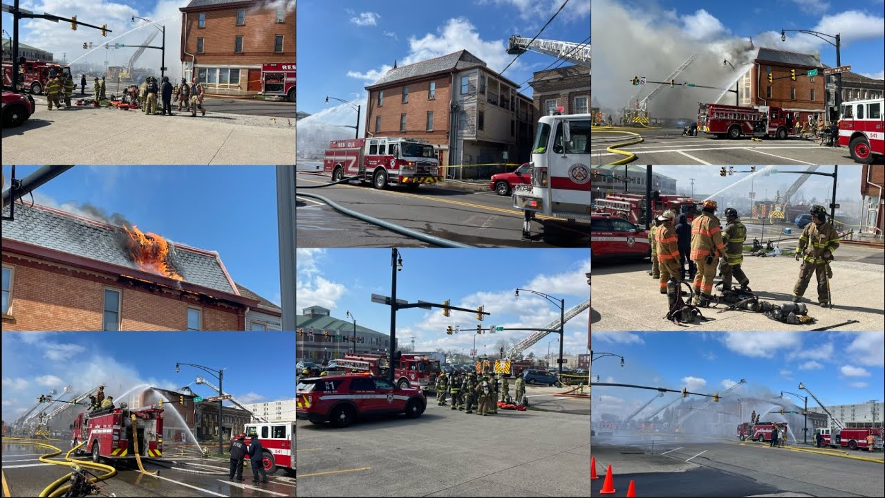 Working 2nd Alarm Apartment Fire in Downtown Newark Ohio — All Hands ...