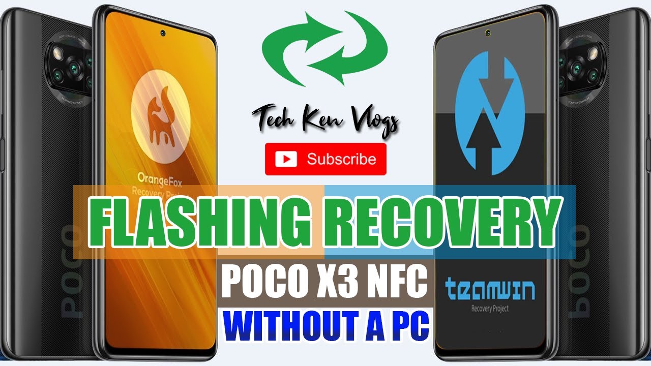 ORANGE FOX RECOVERY ON POCO X3 NFC | FLASHING RECOVERY WITHOUT A PC ...
