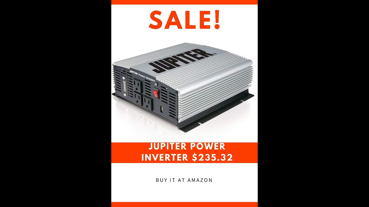 Jupiter 2000 Watt Power Inverter For RV And Home - YouTube