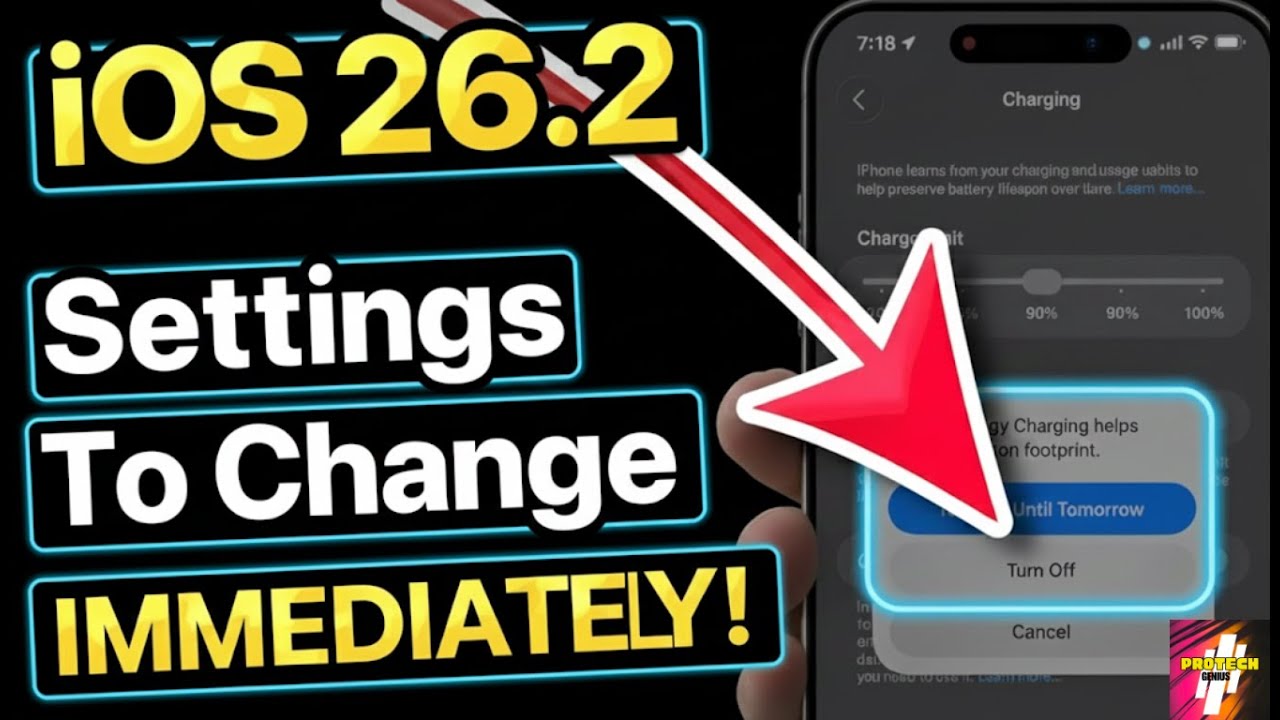 iOS 26.2 - Settings You NEED To Change IMMEDIATELY! - YouTube