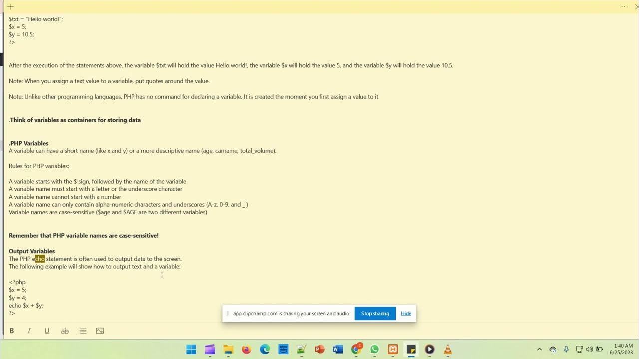 Php Lesson 03 Youtube