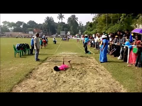Kid's Funny Long Jump - YouTube