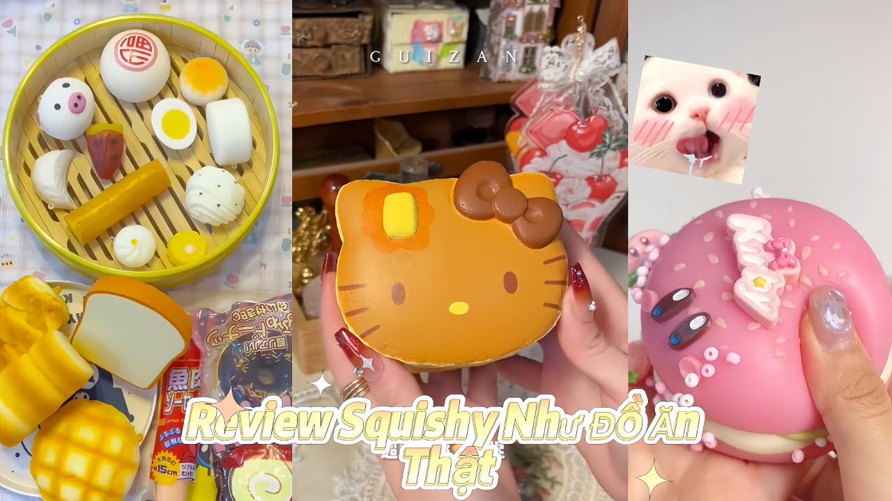 Tổng Hợp Review Squishy Như Đồ Ăn Thật ( Quỳnh Vịt ) | Tập 1 - YouTube