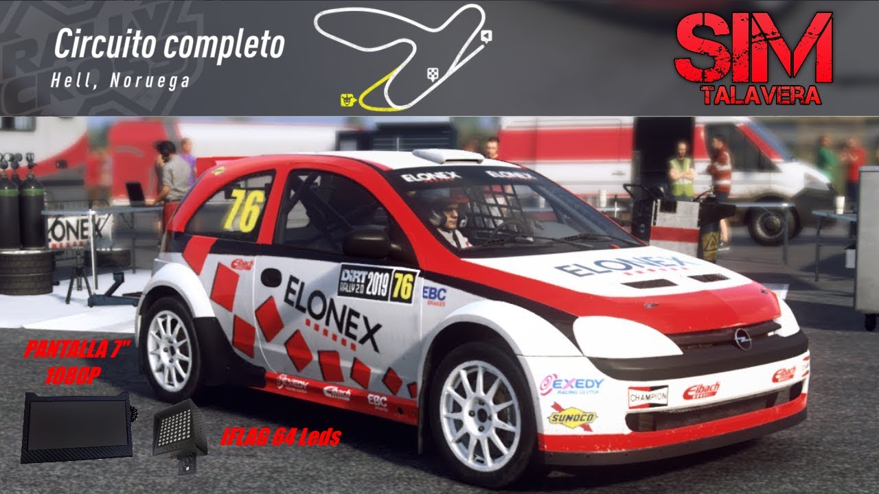 Probando Nueva Pantalla Dashboard y sistema IFLAG con SimHub en Dirt ...