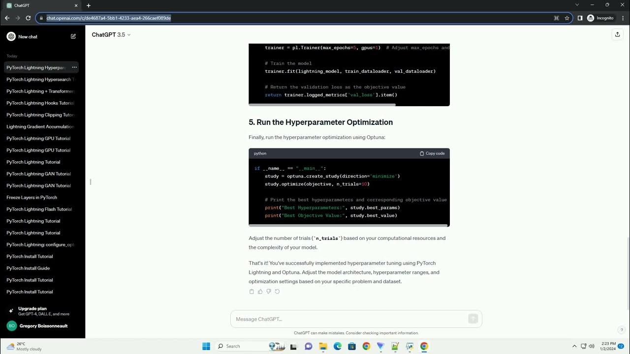 pytorch lightning hyperparameter tuning - YouTube