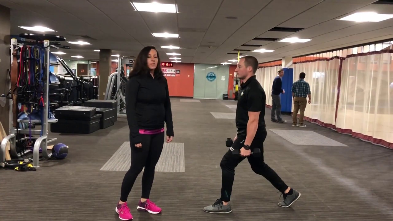 Exercise of the Week – Static Lunge - YouTube