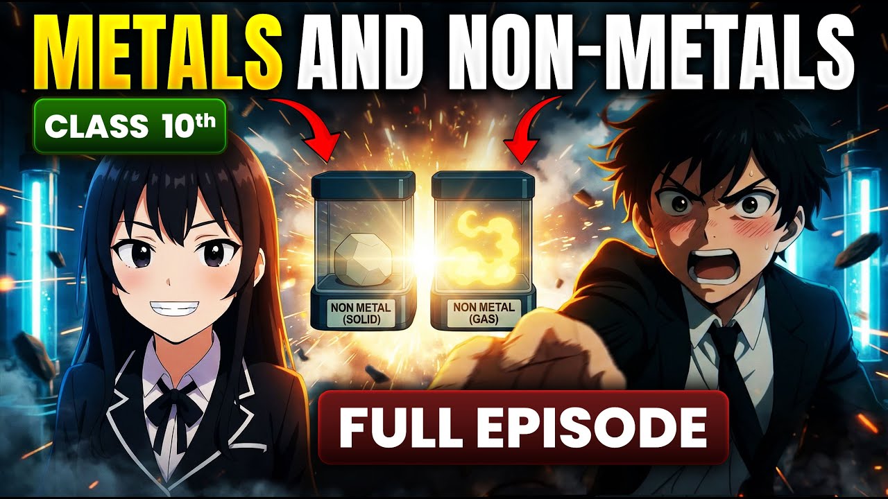 Metals And Non Metals || Class 10 Anime - FULL EPISODE || Complete ...