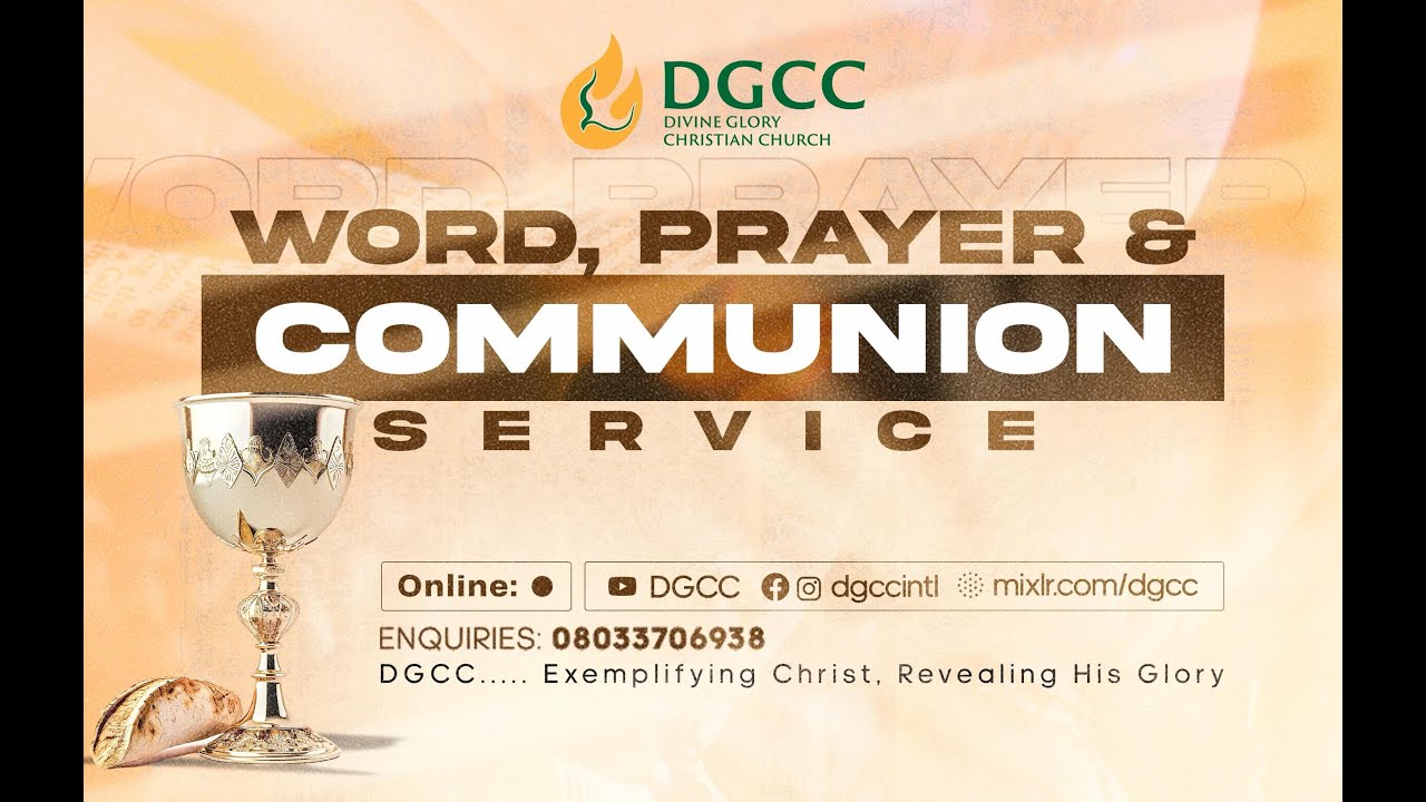 Word Prayer And Communion Service WPCS23072025 - YouTube