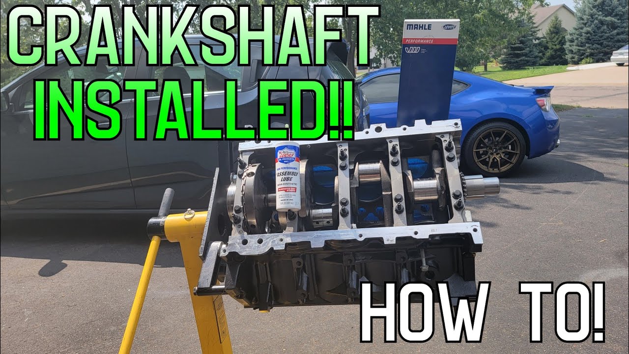 Installation of LS Crankshaft and Main Bearings! - YouTube