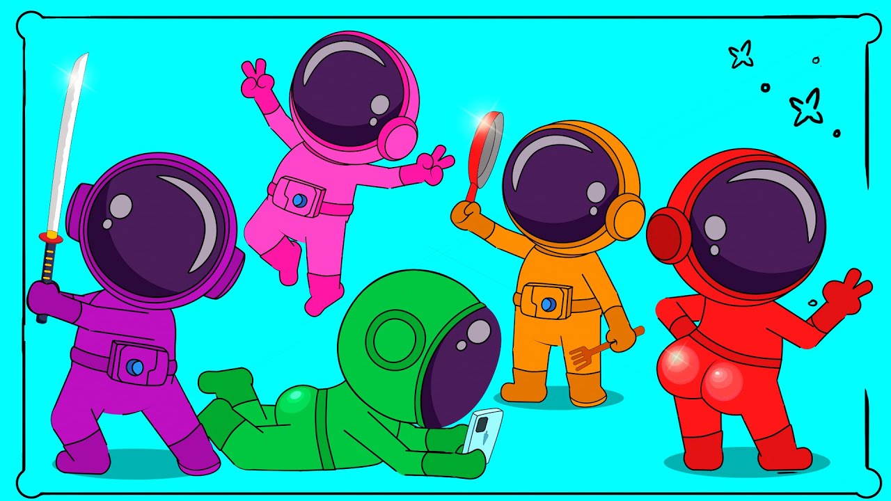 The Adventures of Cute Astronauts on Mars 🚀🌑| Red Planet Chill ...