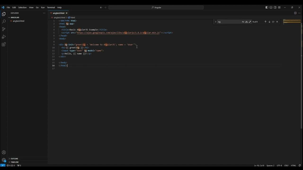 Explanation Of Ng App Ng Init And Ng Model Directives In Angularjs Youtube
