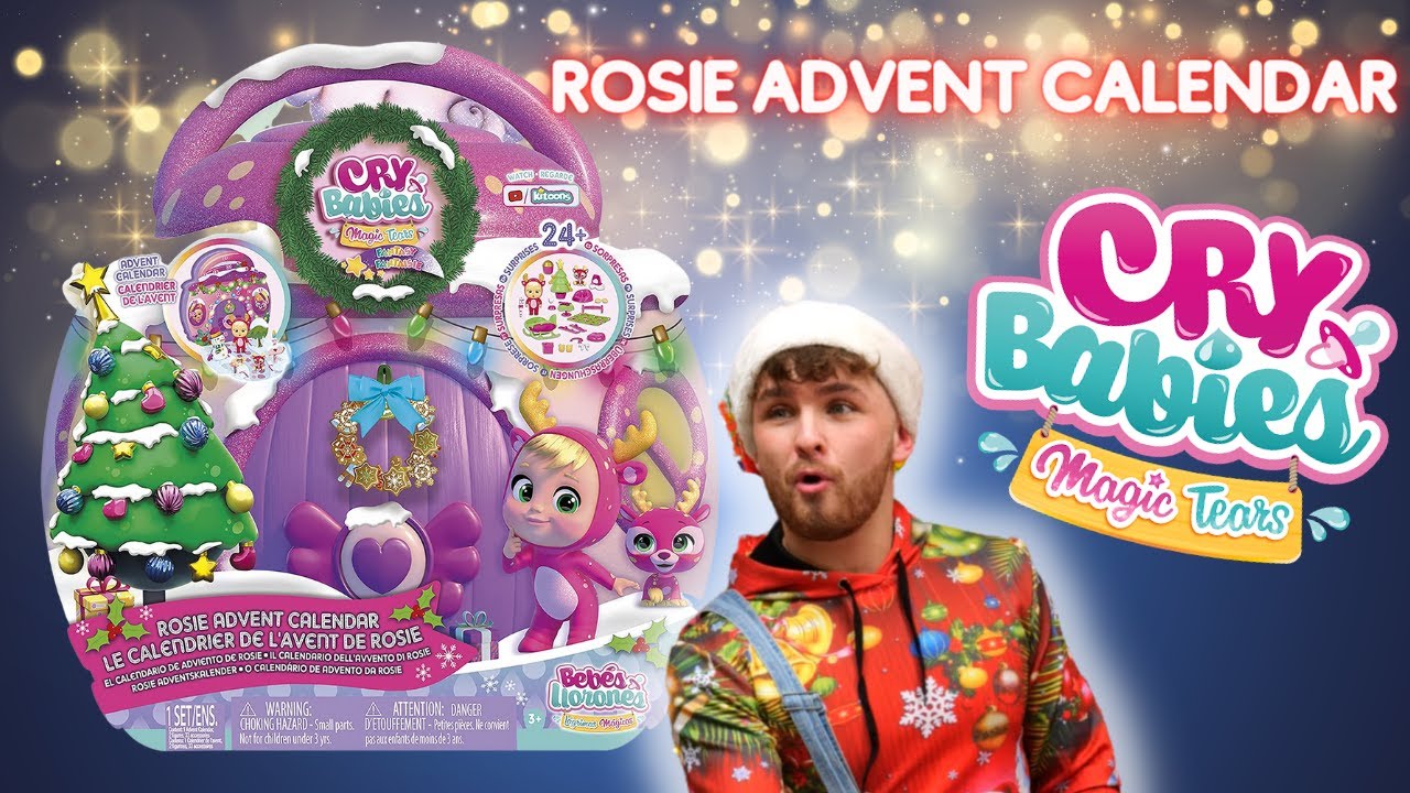 🎄🎅⛄ CRY BABIES MAGIC TEARS ROSIE REINDEER ADVENT CALENDAR ⛄🎅🎄 FULL ...