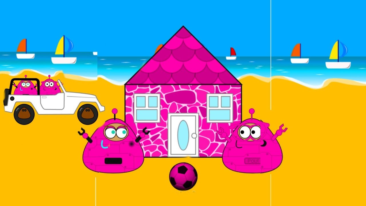 Pou robô pink duplo 💖 - YouTube