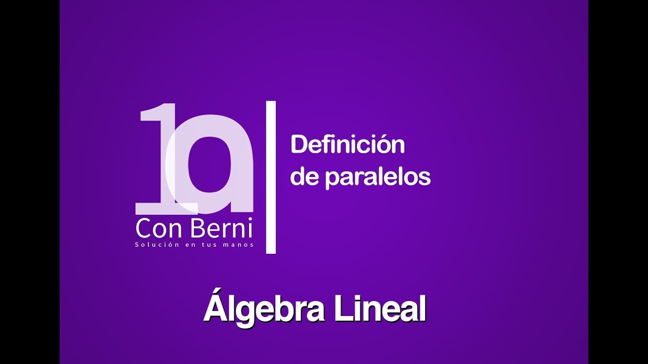 Definición de paralelos - YouTube