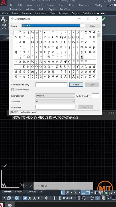 How To Add Symbols in AutoCAD | Mechanical Drawing Symbol - YouTube