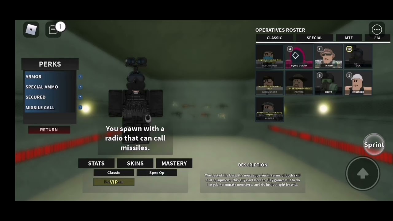 ROBLOX Red lake. GOC operative and mastery. - YouTube