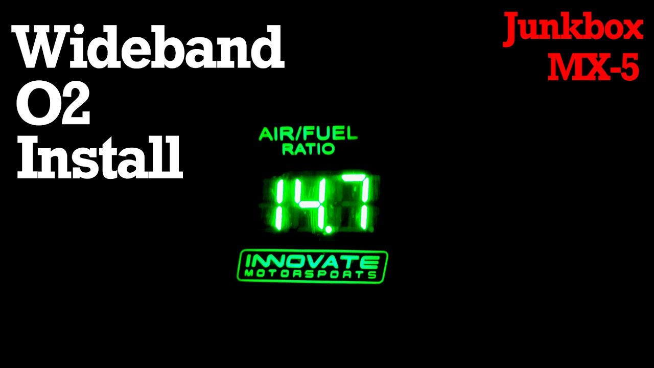 How To Install a Wideband 02 Sensor on Your MX-5 - YouTube