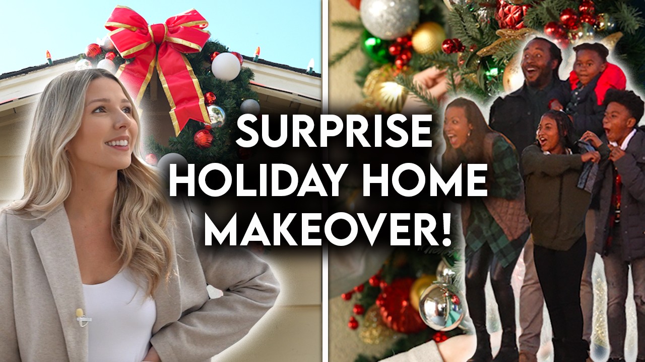 SURPRISE HOLIDAY HOME MAKEOVER FOR A DESERVING FAMILY! - YouTube