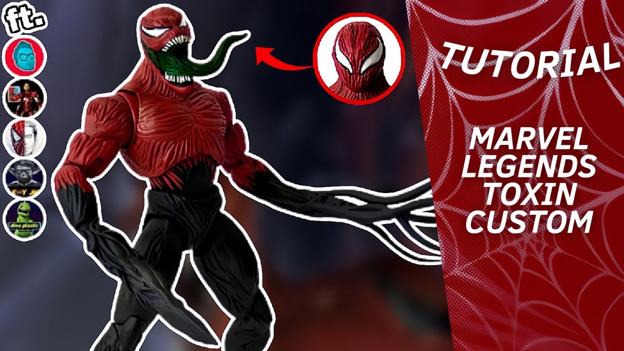 Marvel Legends MCU Toxin Custom | Procedimiento y Review EN ESPAÑOL - YouTube