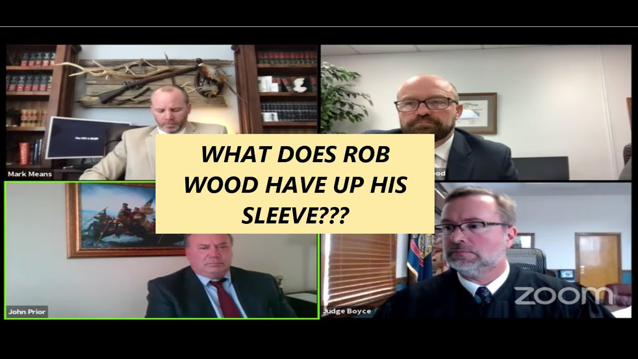What Does Prosecutor Rob Wood Have Up His Sleeve??? A Surprise for ...