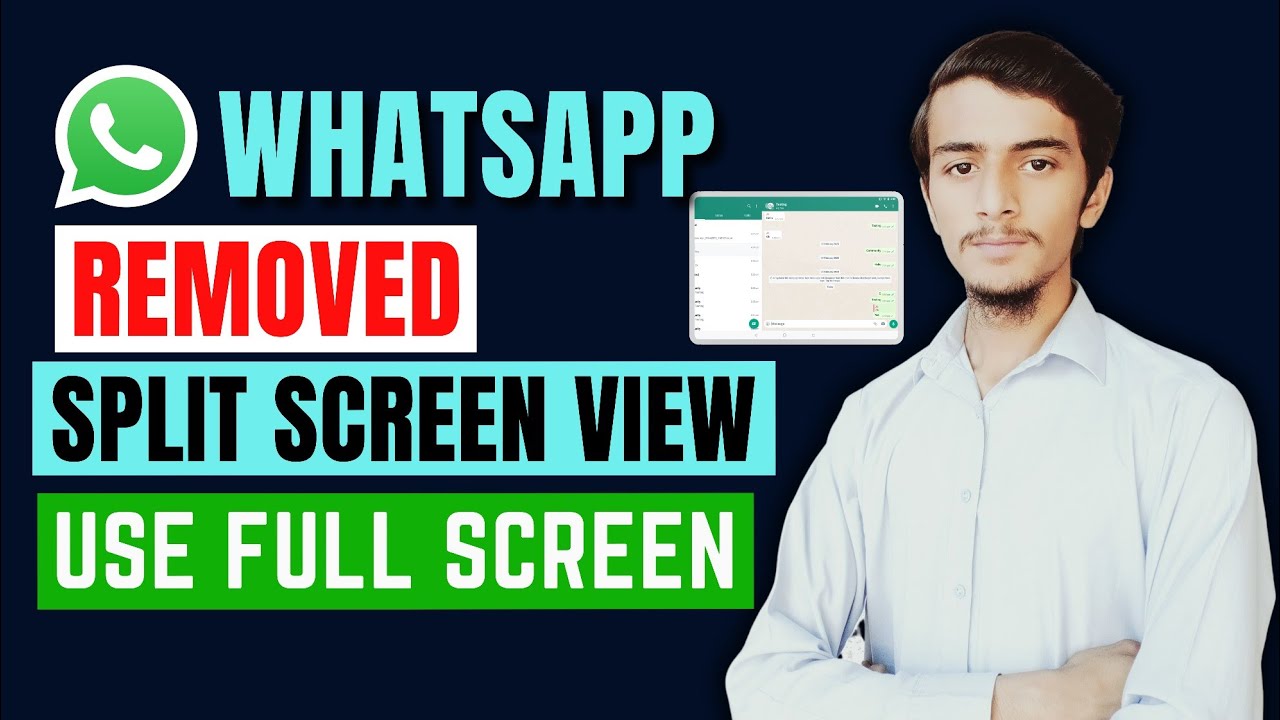 WhatsApp new update || WhatsApp split screen view update || Removed ...