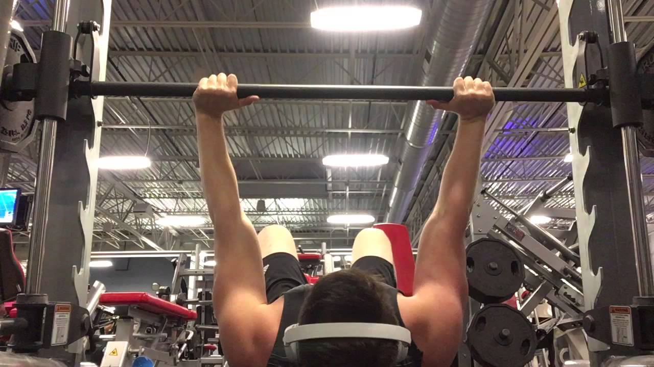 Floor Press with Barbell Chest Exercise for Chest Isolation - YouTube