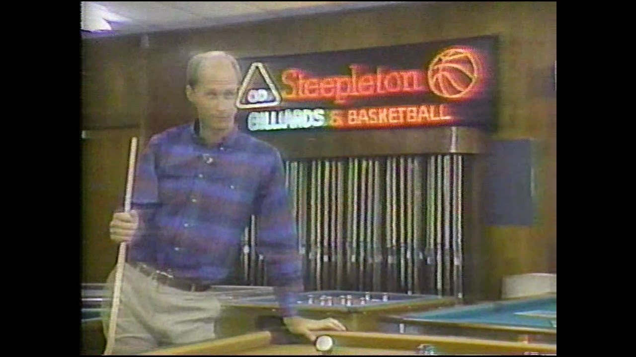 Steepleton Billiards & Basketball Louisville KY Commercial (1989) - YouTube