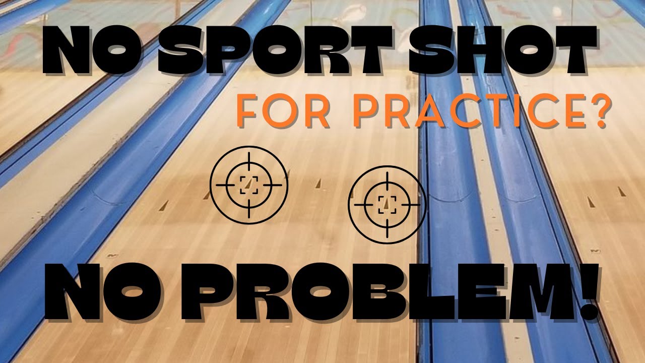 How to practice for sport shots, even on a house pattern. - YouTube