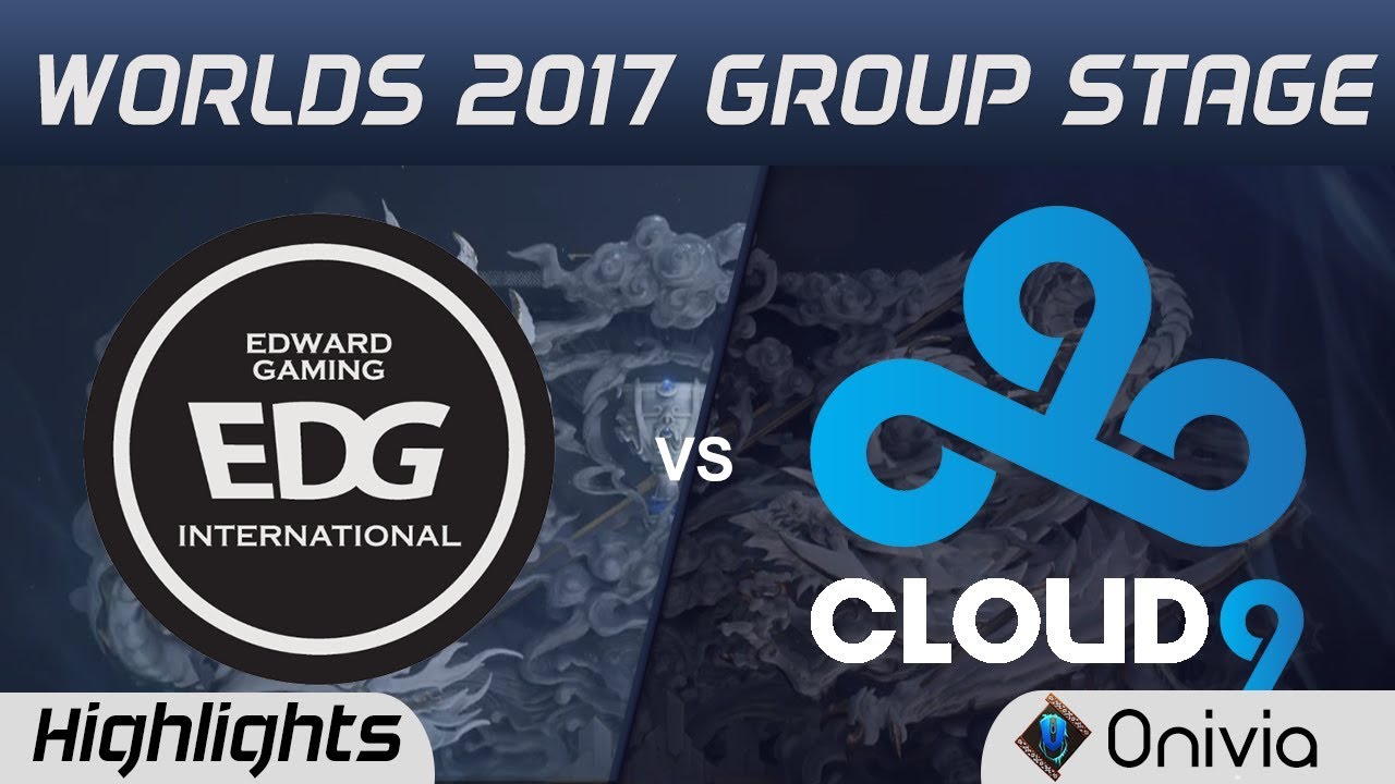EDG vs C9 Highlights World Championship 2017 Group Stage Edward Gaming vs Cloud9 by Onivia - YouTube
