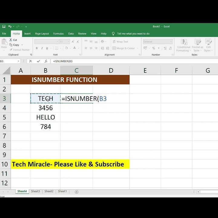 How To Use Isnumber Function In Excel Isnumber Formula Tricks