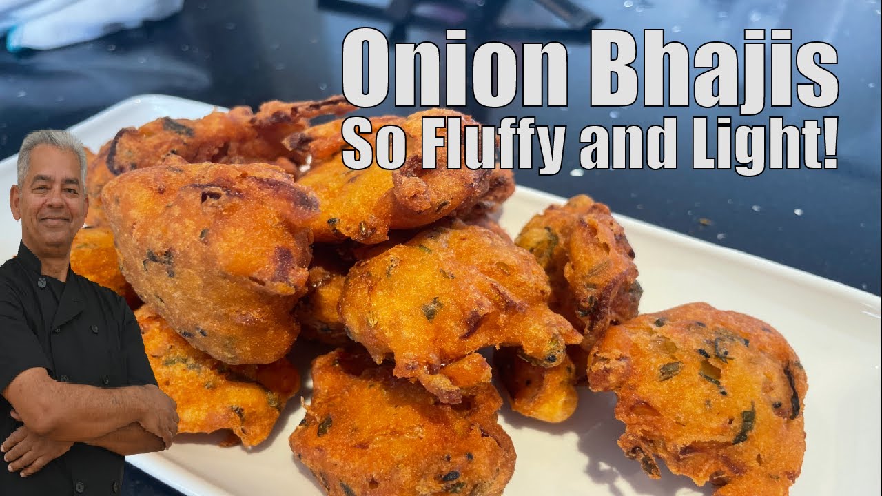 How to make Onion Bhajees, Best Fluffy onion Bhajees - YouTube