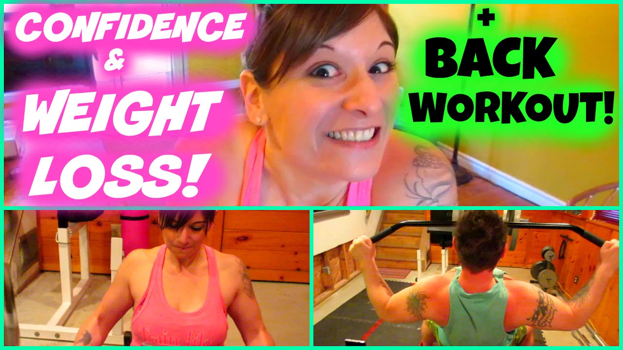 CONFIDENCE for WEIGHT LOSS! BACK WORKOUT! Nicole Collet - YouTube