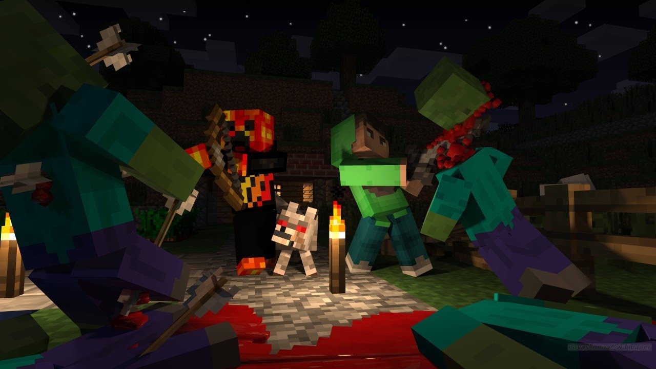 Preston Zombie Animation | Preston and Jelly Zombies Survival! - YouTube