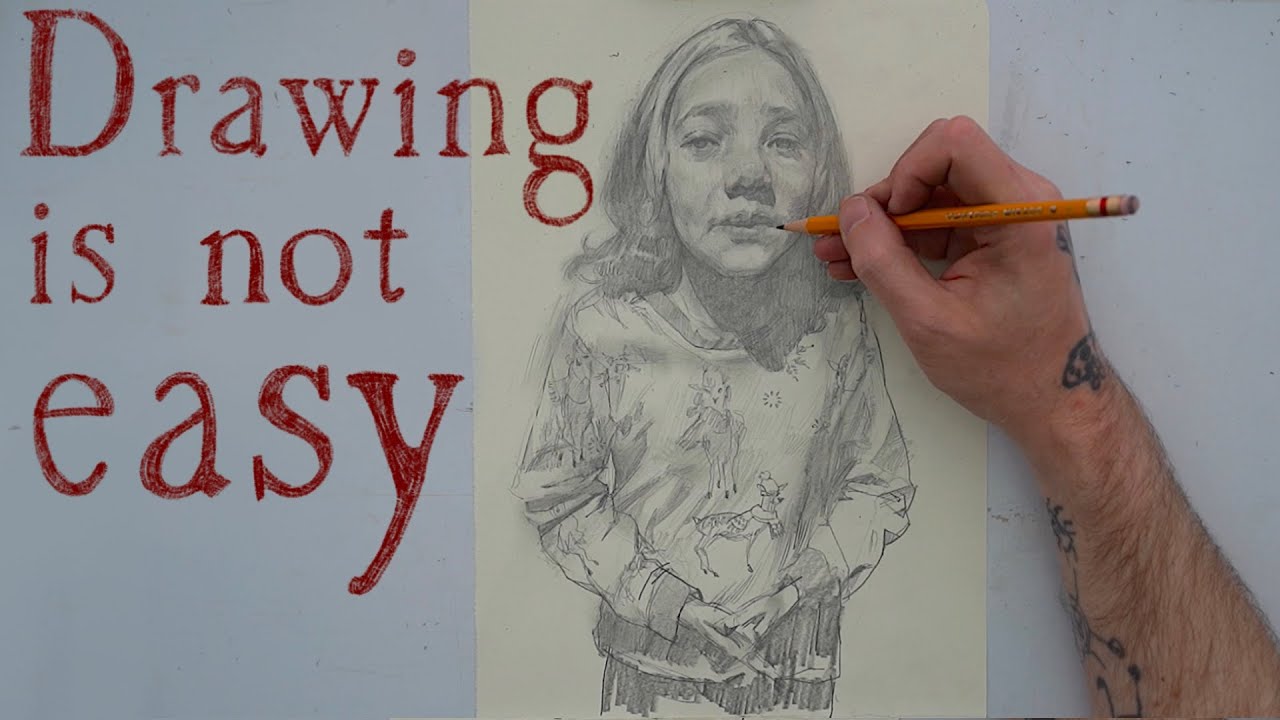 Drawing Is Not Easy - Monday, Week 76 (30/08/2021) - YouTube