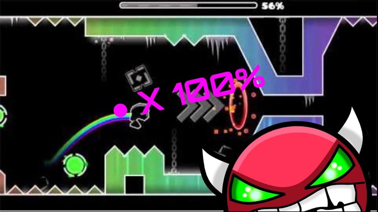 X // TriAxis // (Easy Demon) // Geometry Dash - YouTube