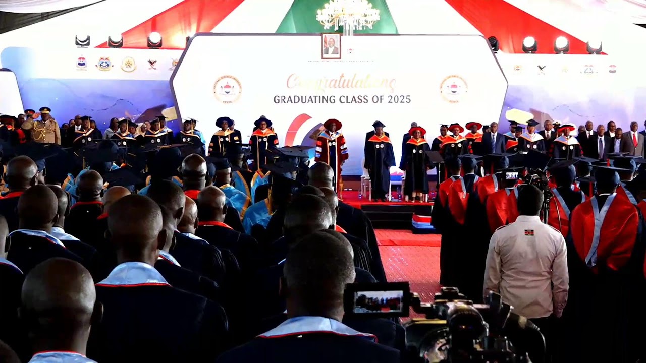 NATIONAL DEFENCE UNIVERSITY - KENYA 3RD GRADUATION CEREMONY - YouTube