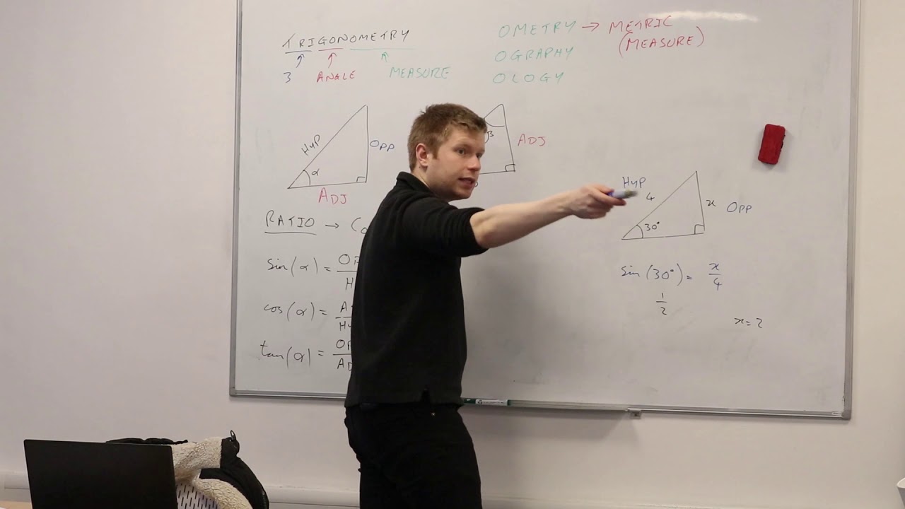 Trigonometric Ratios (3 of 5: How do the Ratios Work and Worked Example) - YouTube