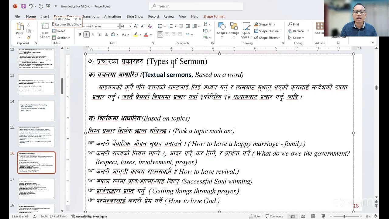 M.Div.Homiletics -8 - YouTube