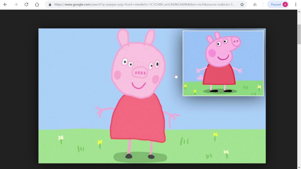 Peppa Pig from the front [She looks funny] - YouTube