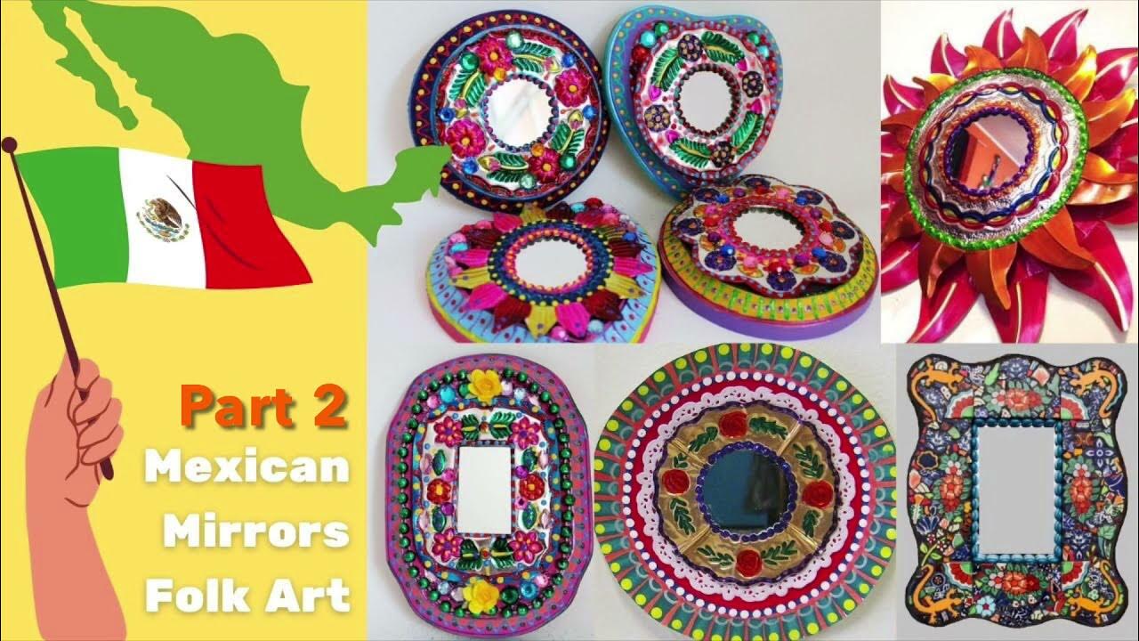 Mexican Mirrors Folk Art - Radial Symmetry Part 2 - YouTube