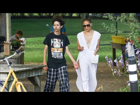 Jennifer Lopez & Her Son Max’s Bike Ride